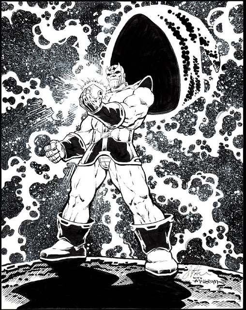 20160816 – Thanos by Jim Starlin and Al Milgrom — Marvel Comics of the ...